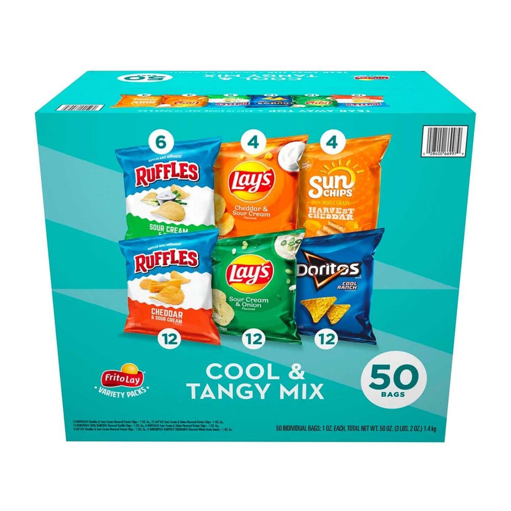 Frito-Lay Cool and Tangy Mix Variety Pack (50 ct.) | ShelHealth