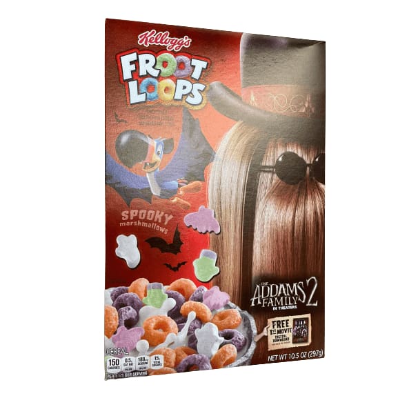 Froot Loops Spooky Marshmallow, Breakfast Cereal, 10.5 Oz | ShelHealth
