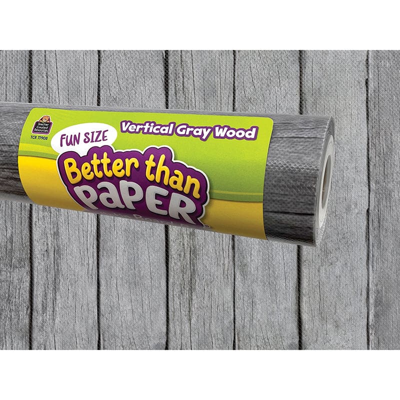 Fun Size Vertical Gray Wood Bb Roll Better Than Paper (Pack of 6 ...