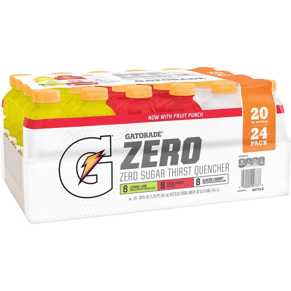 Gatorade Zero Thirst Quencher Variety Pack (20 fl. oz., 24 pk.) | ShelHealth