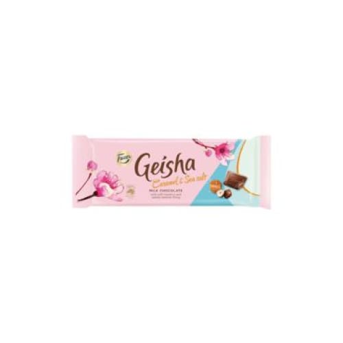 Geisha Milk Chocolate With Caramel & Sea Salt, 3.53 oz (100 g) | ShelHealth
