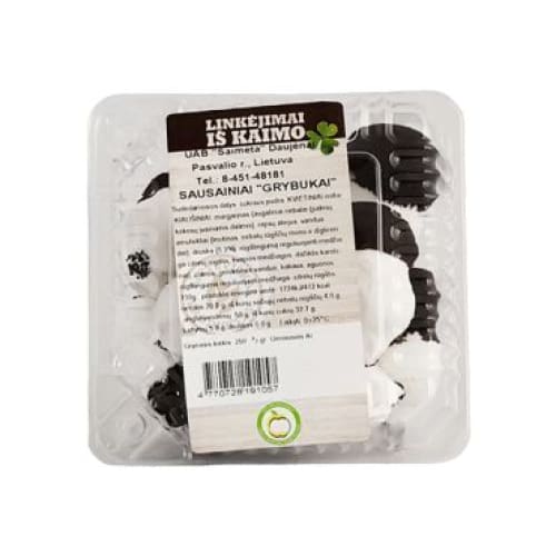 GRYBUKAI Sweet Mushroom Cookies 8.82 oz. (250 g.) | ShelHealth