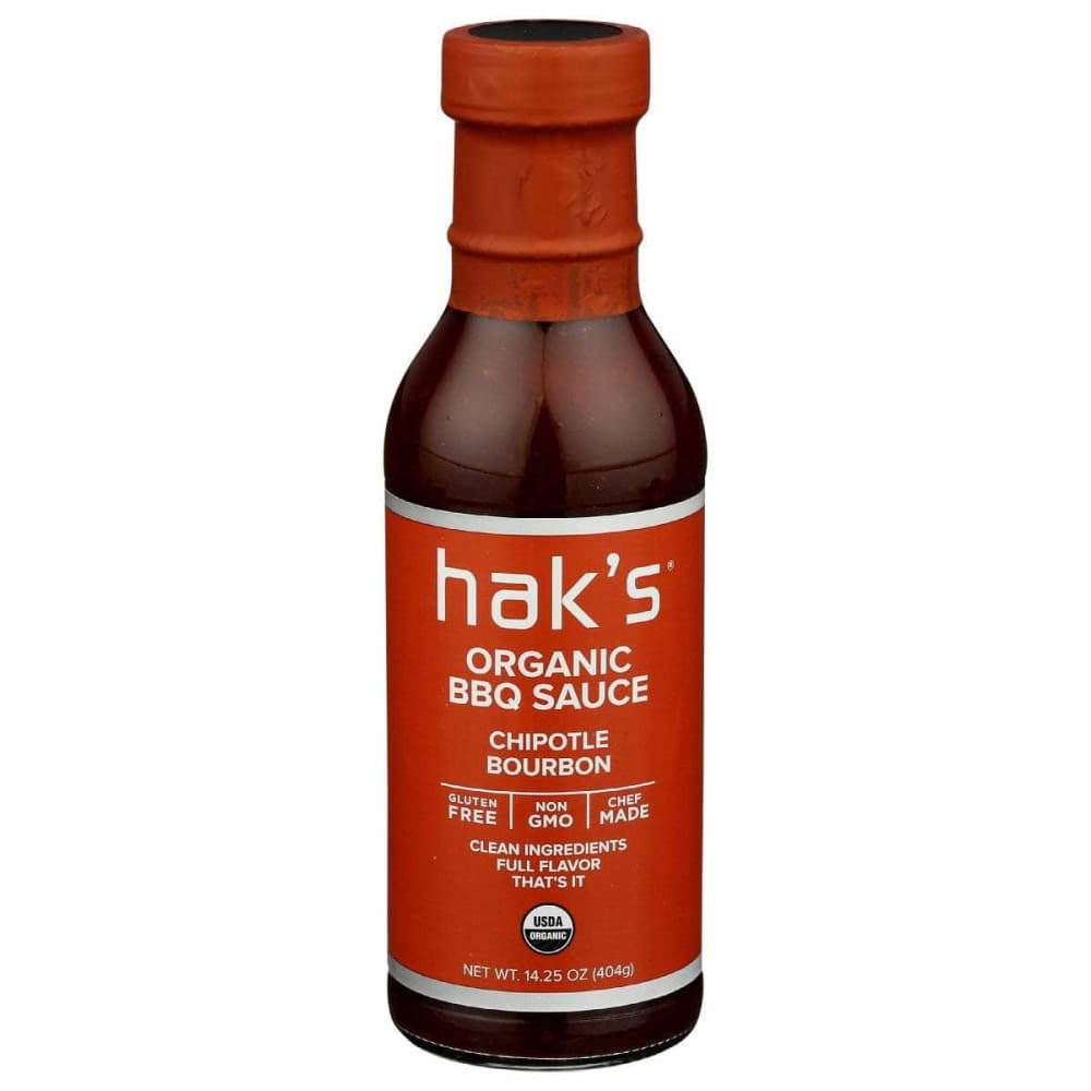 HAKS BBQ: Chipotle Bourbon Bbq Sauce, 14.25 oz (Case of 2) | ShelHealth