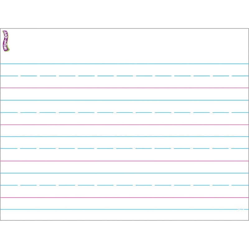 Handwriting Paper Wipe Off Chart 17X22 (Pack of 10) | ShelHealth