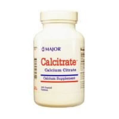 Harvard Drug Calcitrate 200Mg, Box of 100 (Pack of 3) | ShelHealth
