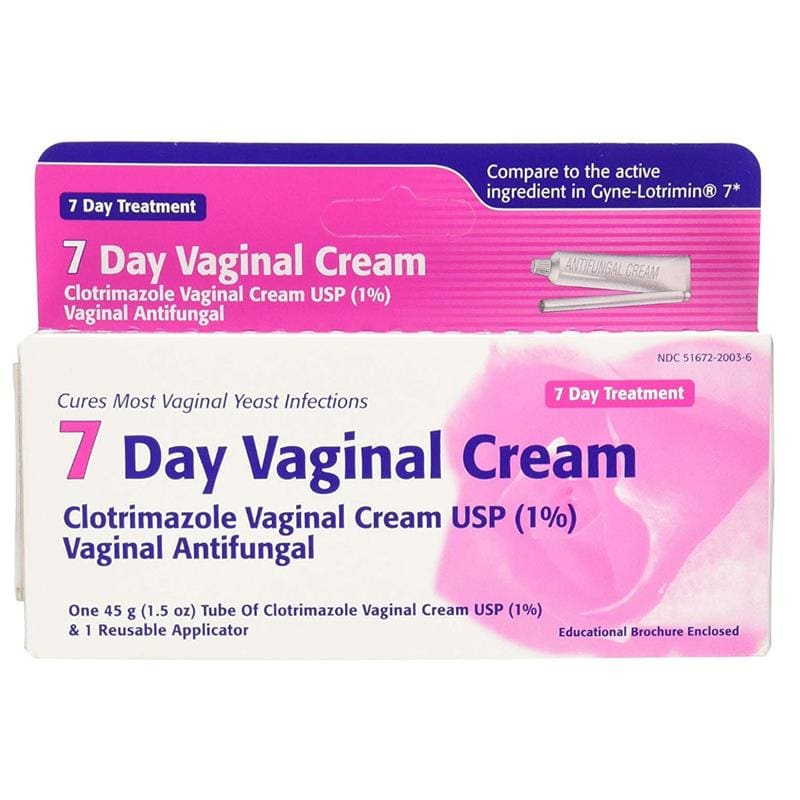 Harvard Drug Clotrimazole Vaginal Cream 1% 1.5Oz With Ap (Pack of 3 ...