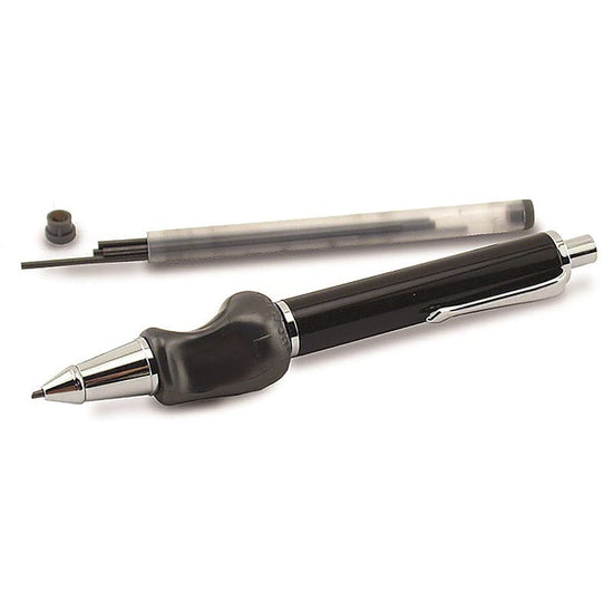 Heavyweight Mech Pencil with Grip Blk | ShelHealth
