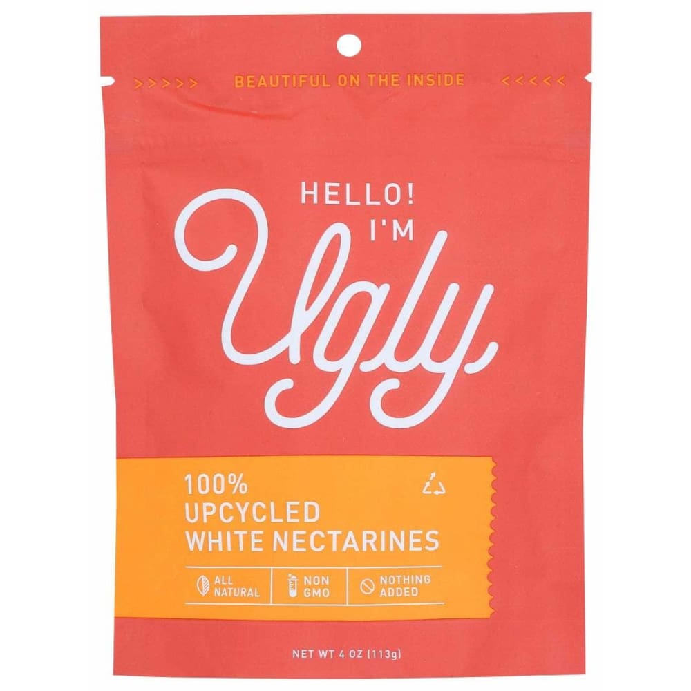 Hello Im Ugly Nectarine White Dried, 4 Oz (Case of 3) | ShelHealth