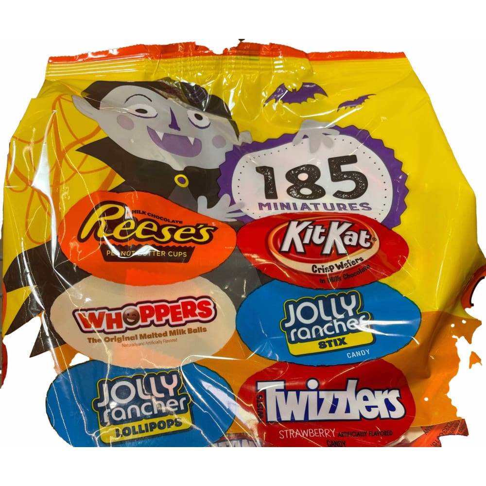 Hershey Miniatures Chocolate and Fruit Flavored Assortment Candy, 52.33 ...