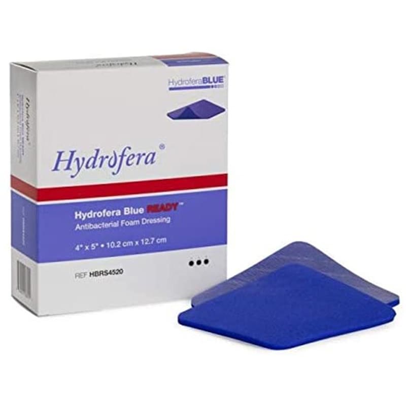Hollister Hydrofera Blue Ready 4X5, Box of 10 | ShelHealth
