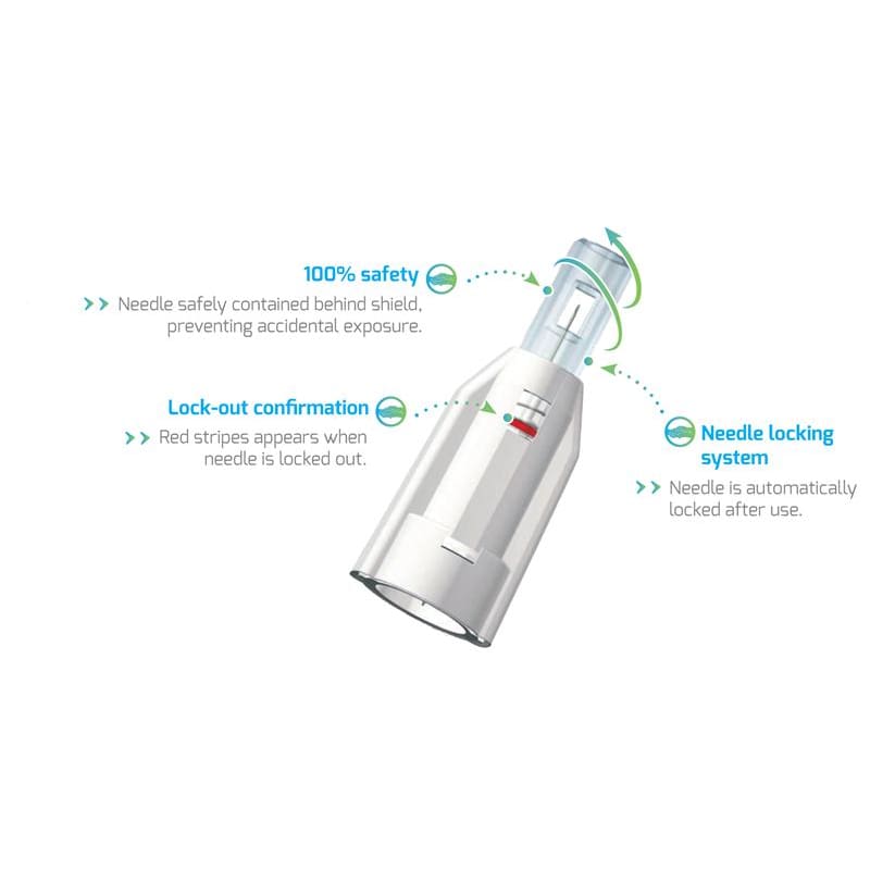 HTL Strefa Dropsafe Safety Pen Needle 31G X 6Mm, Box of 100 | ShelHealth