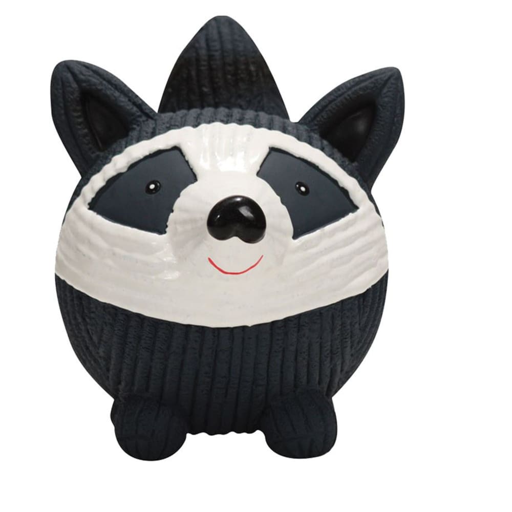 Hugglehounds Dog Reggie Raccoon Ruff-Tex Ball Large | ShelHealth