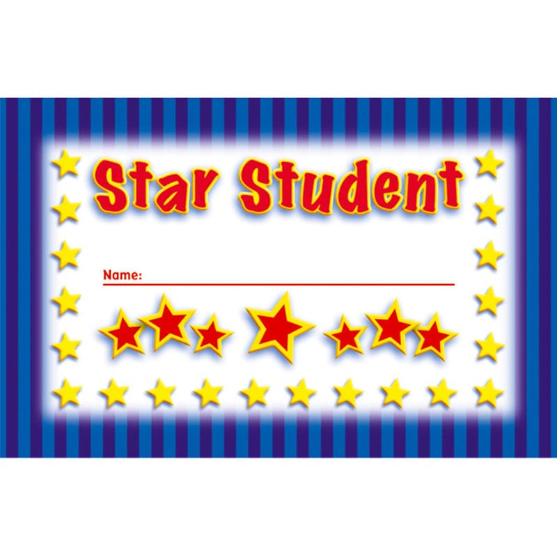 Incentive Punch Cards Star Student 36/Pk (Pack of 12) | ShelHealth