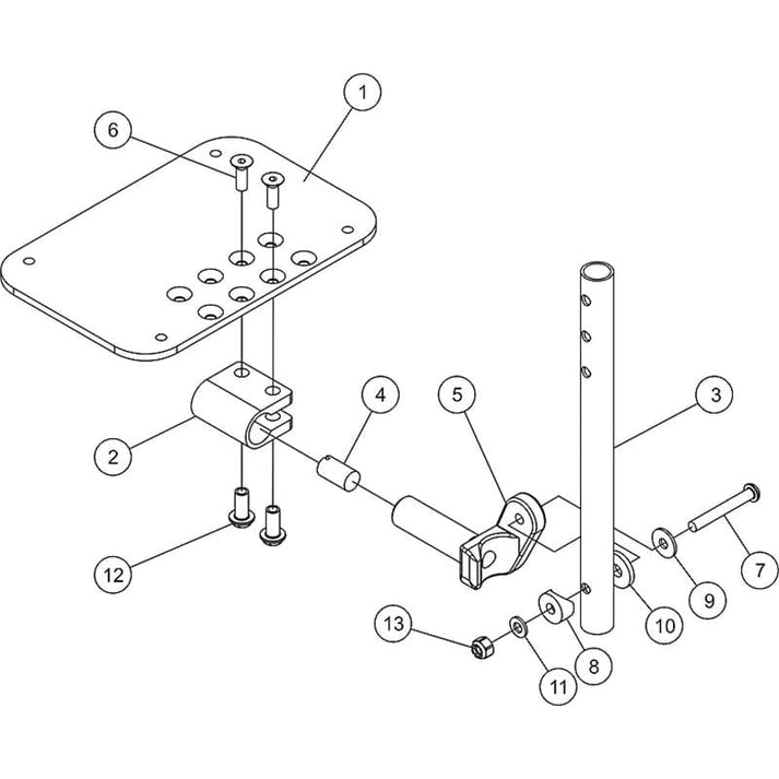 Invacare Adjustable Angle Plip Up Footplates | ShelHealth