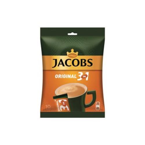 Jacobs 3 in 1 Instant Coffee Pack, 10 pcs. | ShelHealth