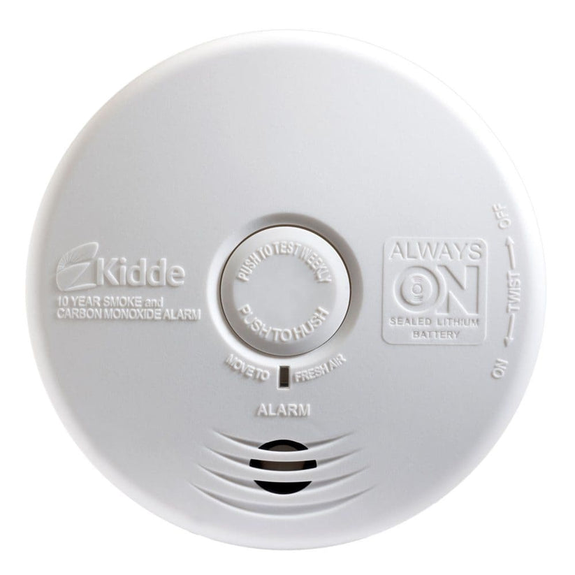 Kidde 10-Year Photoelectric Smoke & Carbon Monoxide Alarm, Model P3010K ...