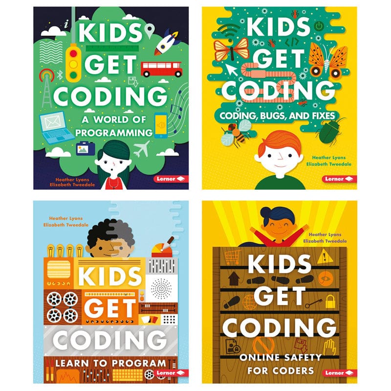 Kids Get Coding Set Of 4 Books | ShelHealth