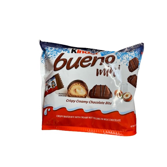 Kinder Bueno Milk Chocolate and Hazelnut Cream, Individually Wrapped ...