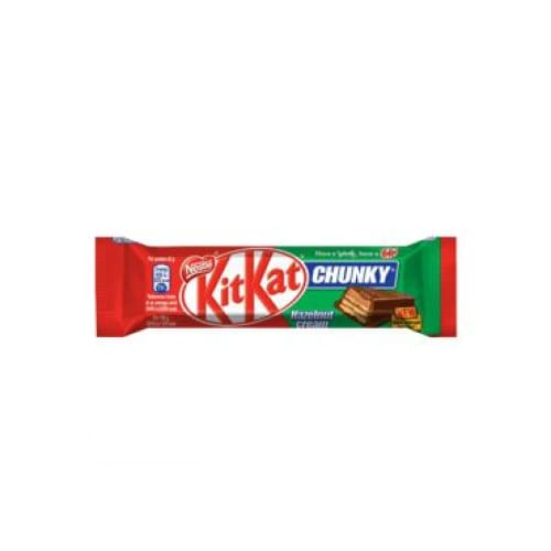 KitKat Chunky Waffle Candy Bar with Hazelnut Cream, 1.48 oz (42 g ...