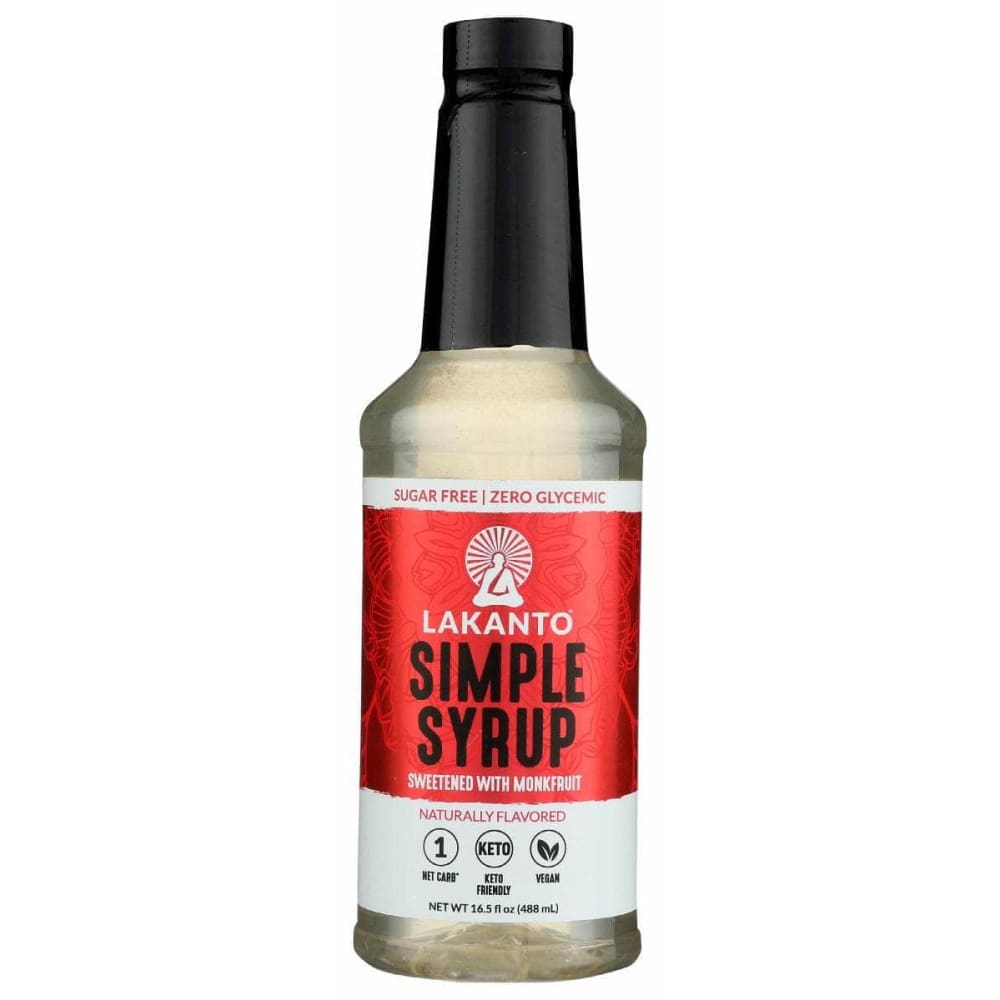 Lakanto Simple Syrup Original, 16.5 Fo (Case of 2) | ShelHealth