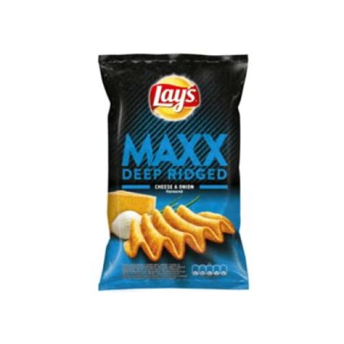 LAY'S MAXX Cheese & Onion Flavour Potato Chips, 4.59 oz. (130 g ...