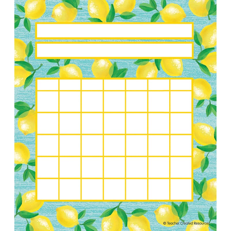 Lemon Zest Incentive Chart (Pack of 10) | ShelHealth