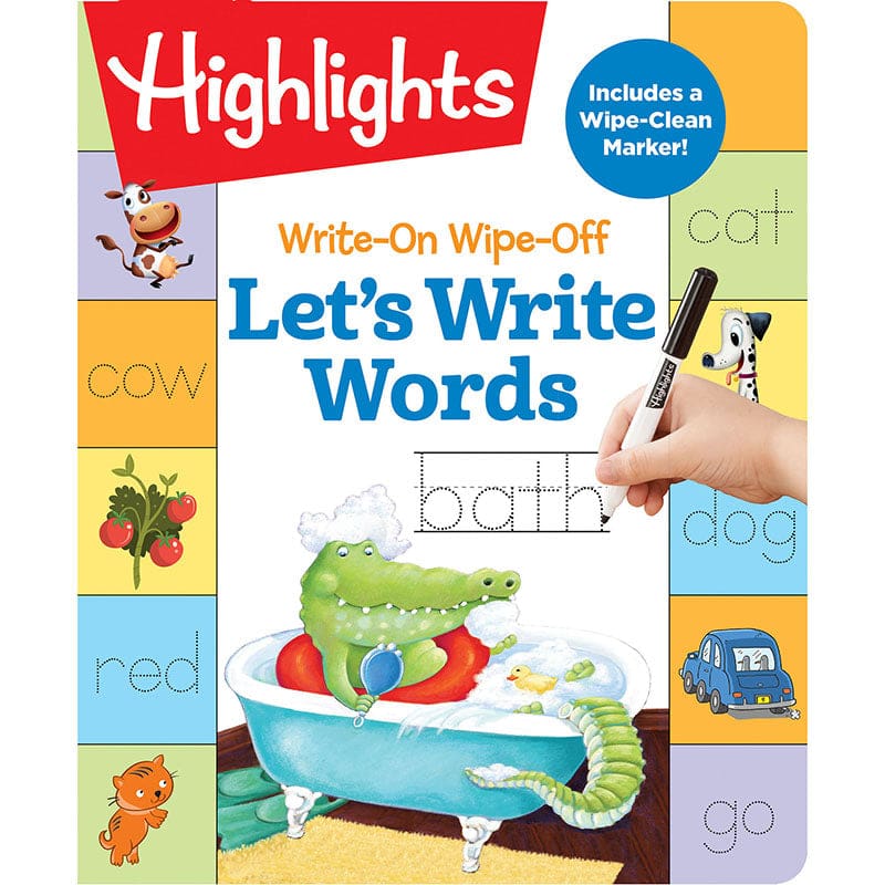 Lets Write Words Dry Erase Book (Pack of 6) | ShelHealth