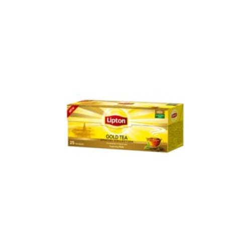 Lipton Gold Tea Ceylon Black Tea Bags, 25 pcs. | ShelHealth