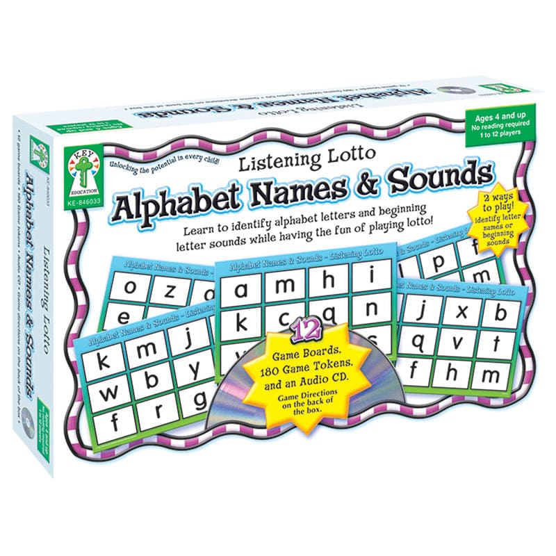 Listening Lotto Alphabet Names & Sounds (Pack of 2) | ShelHealth