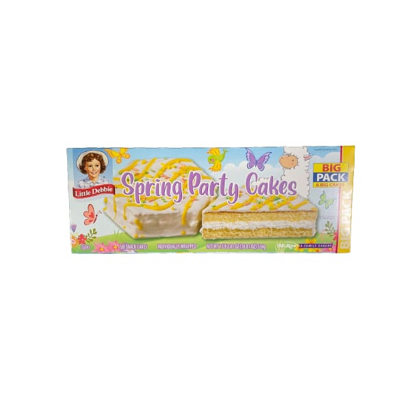 Little Debbie Spring Party Cakes, 6 Big Cakes, 19 oz. | ShelHealth
