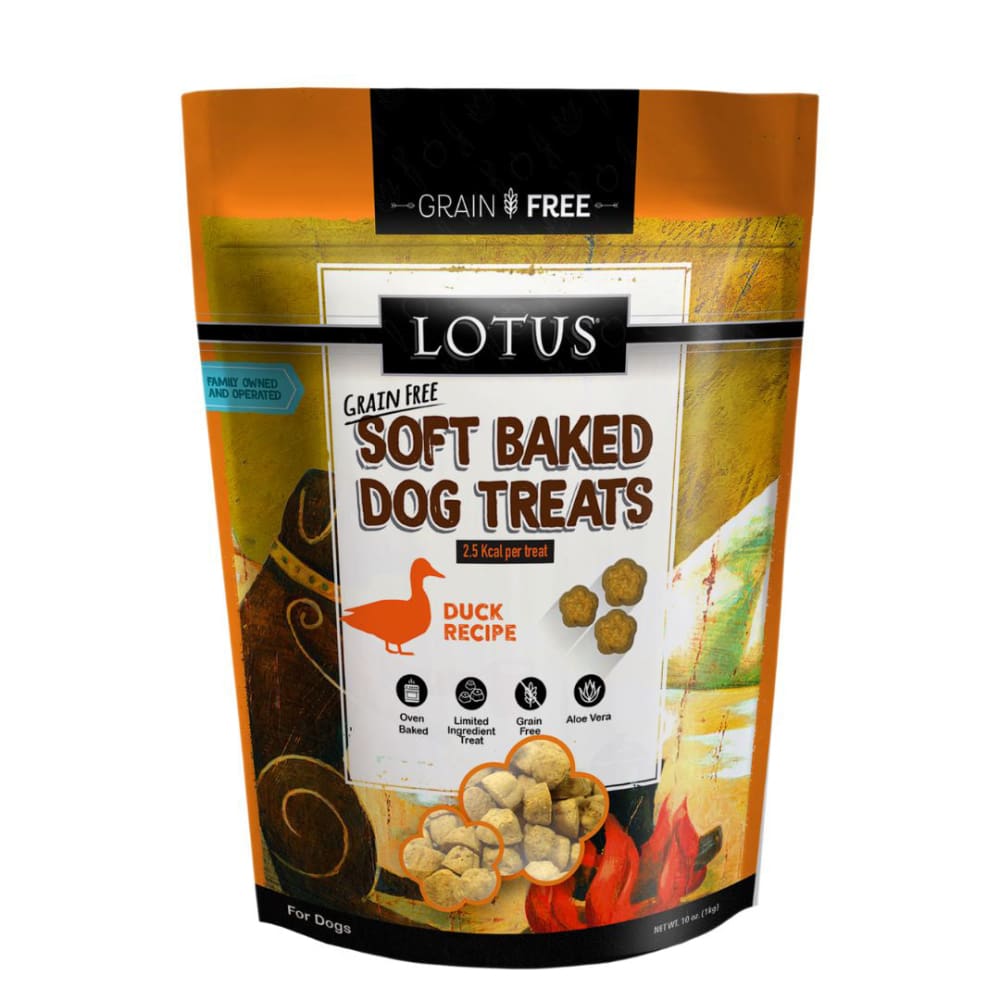 Lotus Dog Soft Baked Grain Free Duck 10Oz | ShelHealth