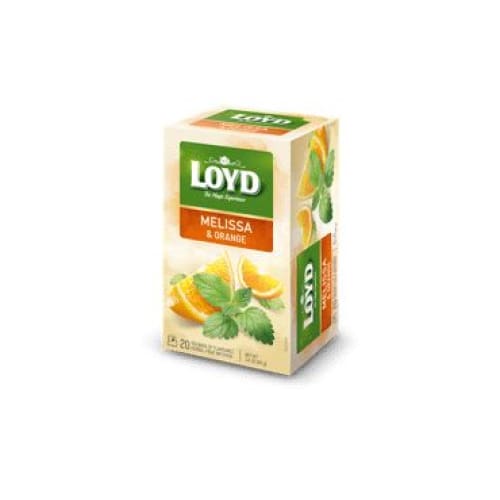 Loyd Herbal Tea with Mellisa (Lemon Balm) and Orange Tea Bags, 20 pcs ...