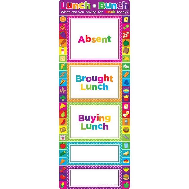 Lunch Bunch Smart Poly Clip Chart (Pack of 12) | ShelHealth