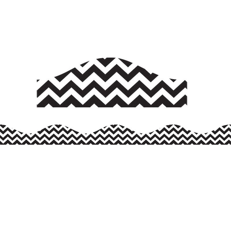 Magnetic Border Black Chevron (Pack of 8) | ShelHealth