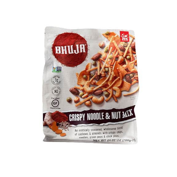 Majan's Bhuja Snacks Crispy Noodle & Nut Mix. 24.69 oz. | ShelHealth
