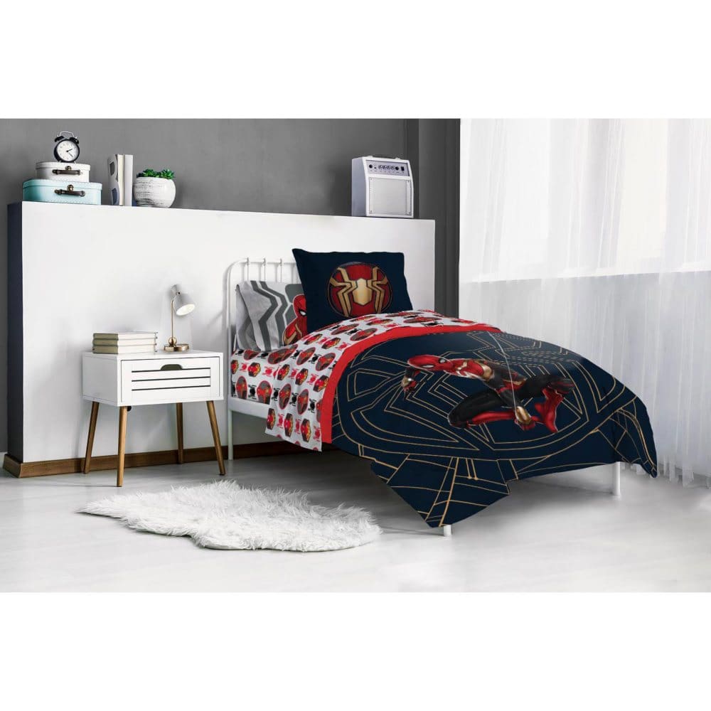 Marvel's Spiderman Spectacular Spidey 5-Piece Twin/Full Bed Set ...