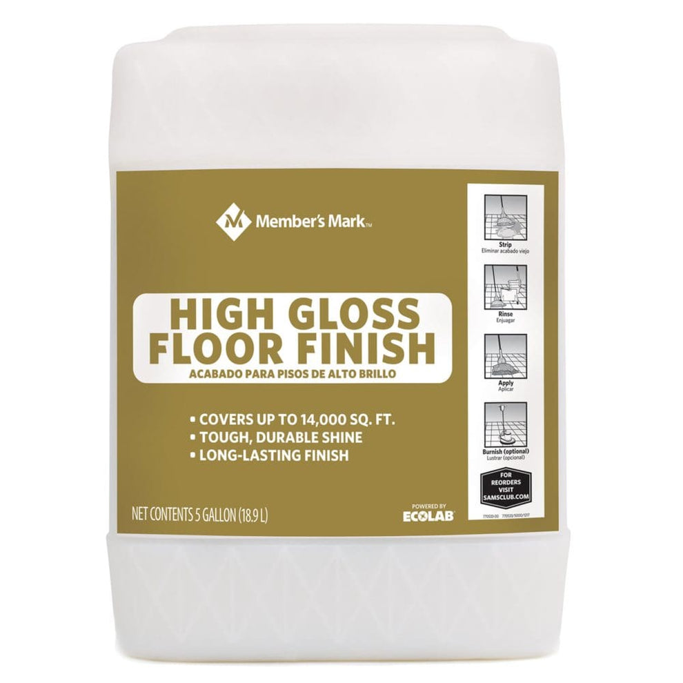 Member's Mark Commercial High Gloss Floor Finish (5 gal.) | ShelHealth