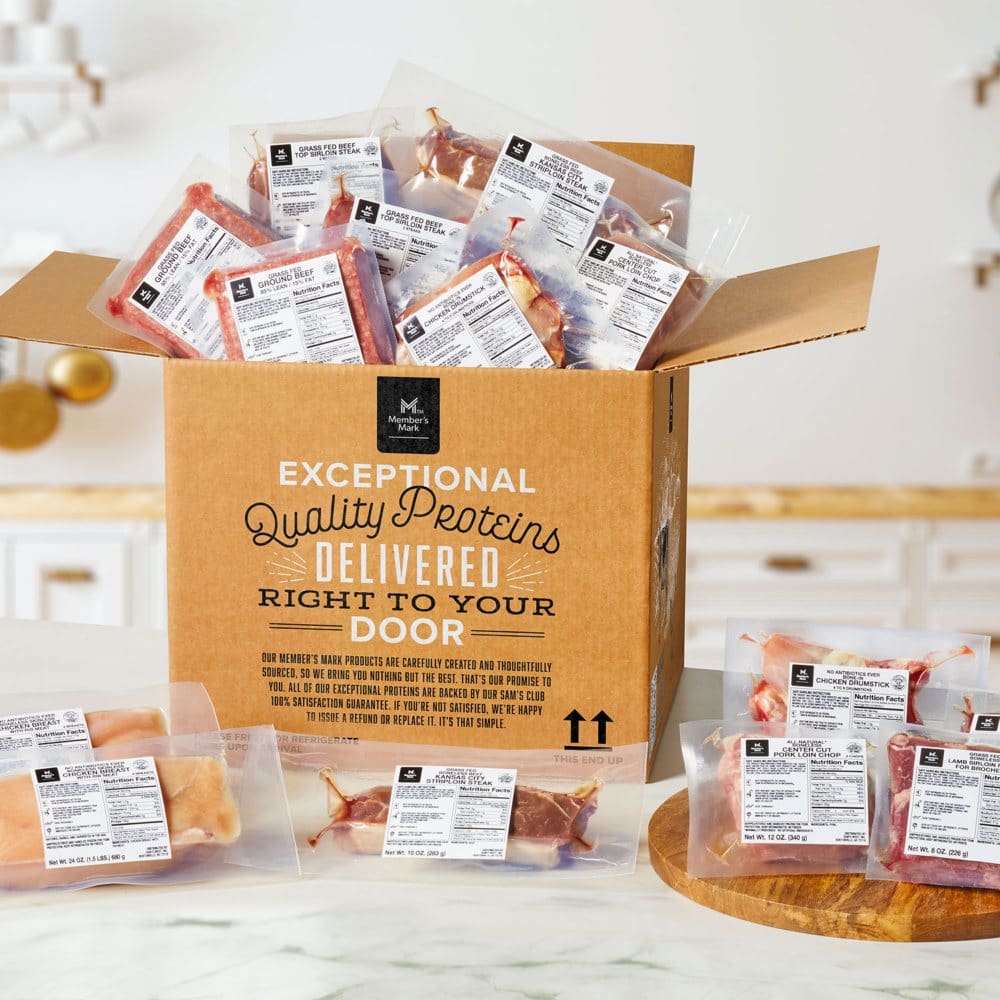 Member's Mark Premium Beef, Pork, and Poultry Box "The Farm" (12.25 lbs ...
