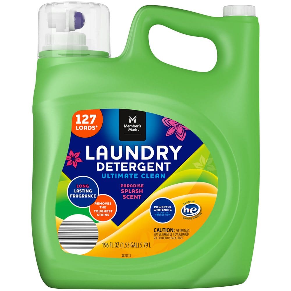 Member's Mark Ultimate Clean Liquid Laundry Detergent, Paradise Splash ...