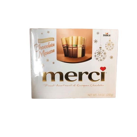 Merci European Chocolate Assortment Limited Edition Chocolate Mousse, 7 ...