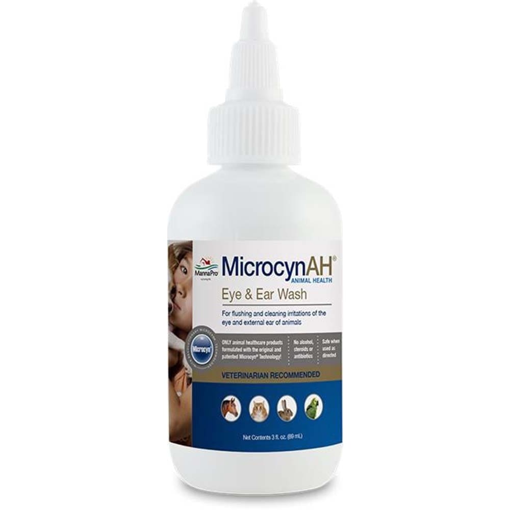 MicrocynAH Ear & Eye Wash 3 fl. oz | ShelHealth