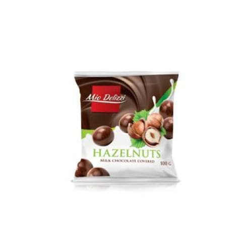 Mio Delizzi Milk Chocolate Covered Hazelnuts Dragee, 3.52 oz (100 g ...