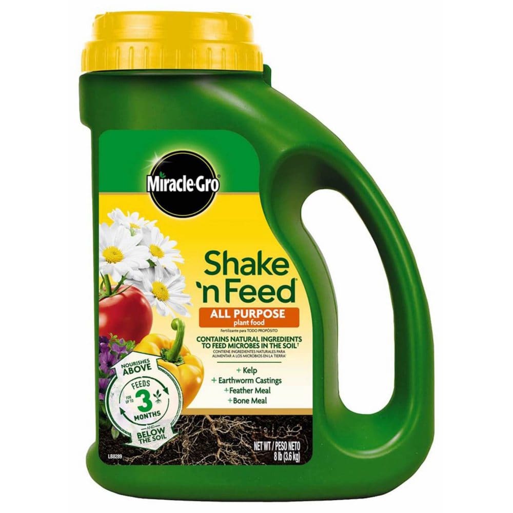 Miracle-Gro Shake 'N Feed All Purpose Plant Food 8lb. Jug | ShelHealth