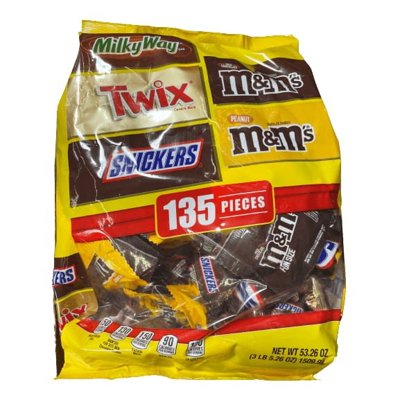 M&M's, Snickers, Twix & Milky Way Halloween Chocolate Candy Variety ...