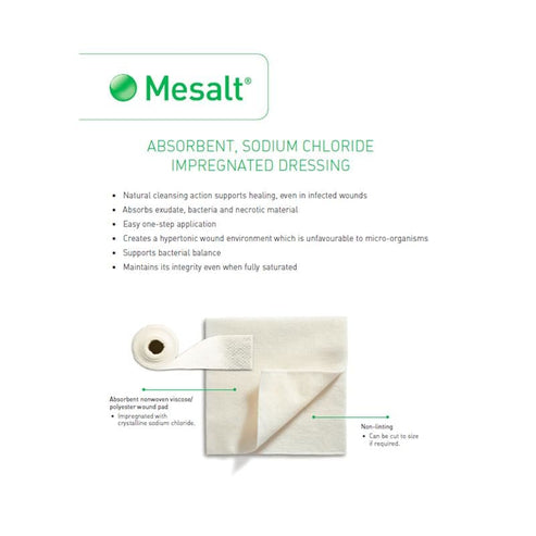 Molnlycke Mesalt Ribbon 3/4" X 39", Box of 10 | ShelHealth