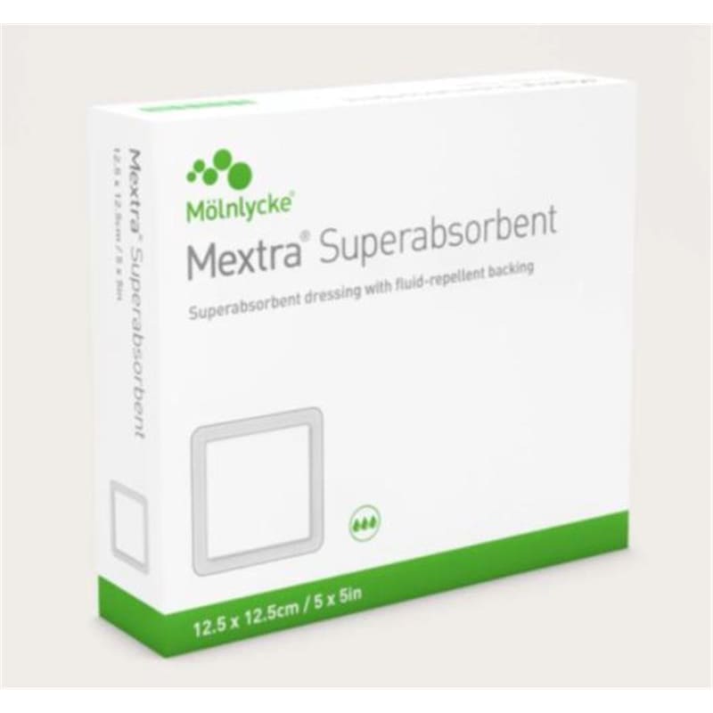 Molnlycke Mextra Super Absorbent Dressing 4 X 4, Box of 10 | ShelHealth