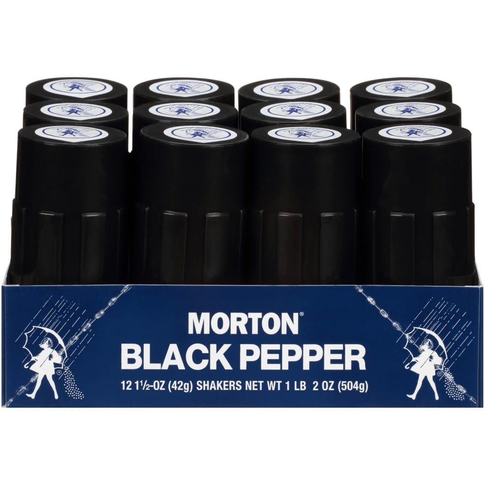 Morton Black Pepper (1.5 oz., 12 ct.) | ShelHealth