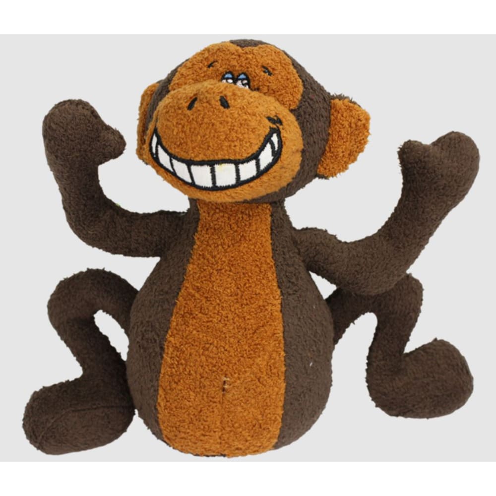 Multipet Deedle Dudes Dog Toy Monkey 8 in | ShelHealth