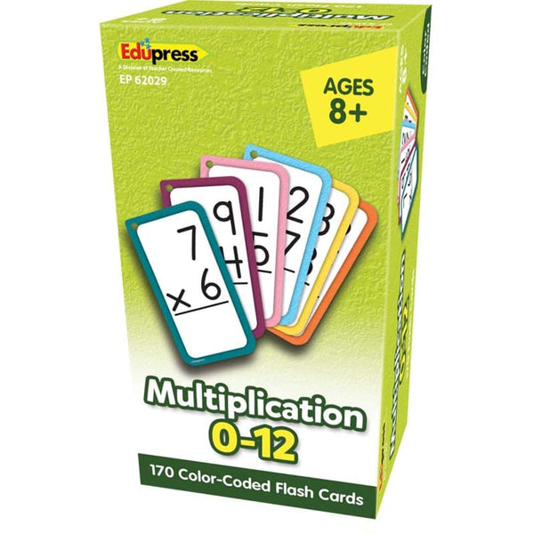 Multiplication Flash Cards All Facts 0-12 (Pack of 3) | ShelHealth