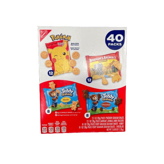 Nabisco Graham Snacks, Variety Pack, 40 oz. | ShelHealth